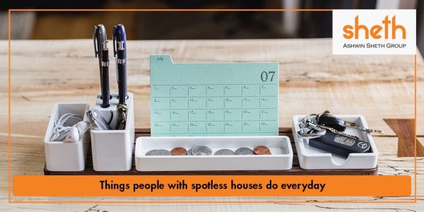 Things people with spotless houses do every day